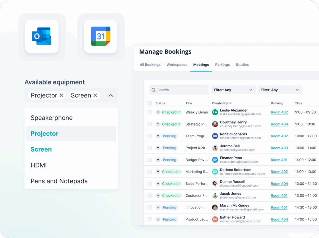 Room Booking System - MaktabiTech