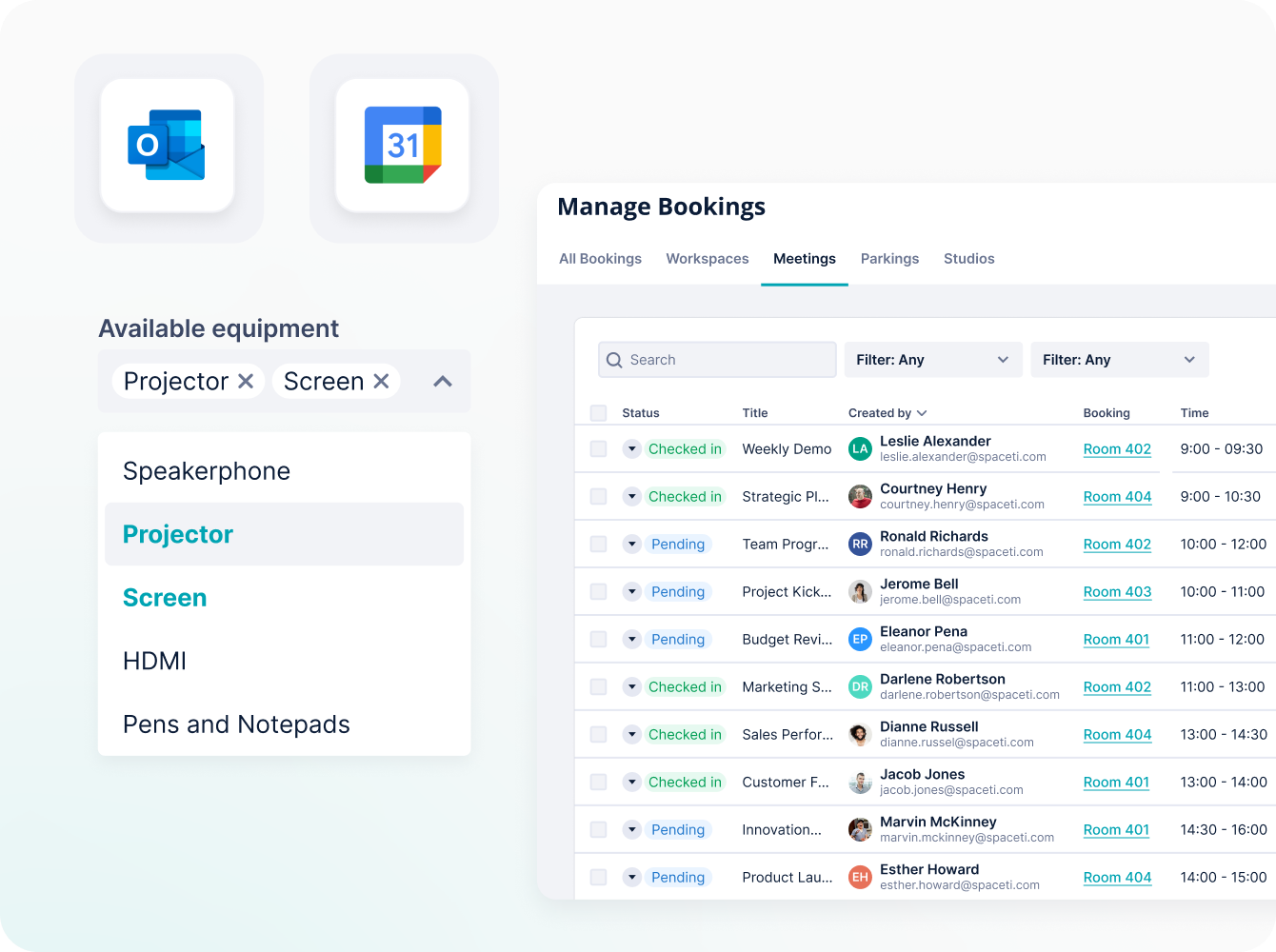 Room Booking System - MaktabiTech