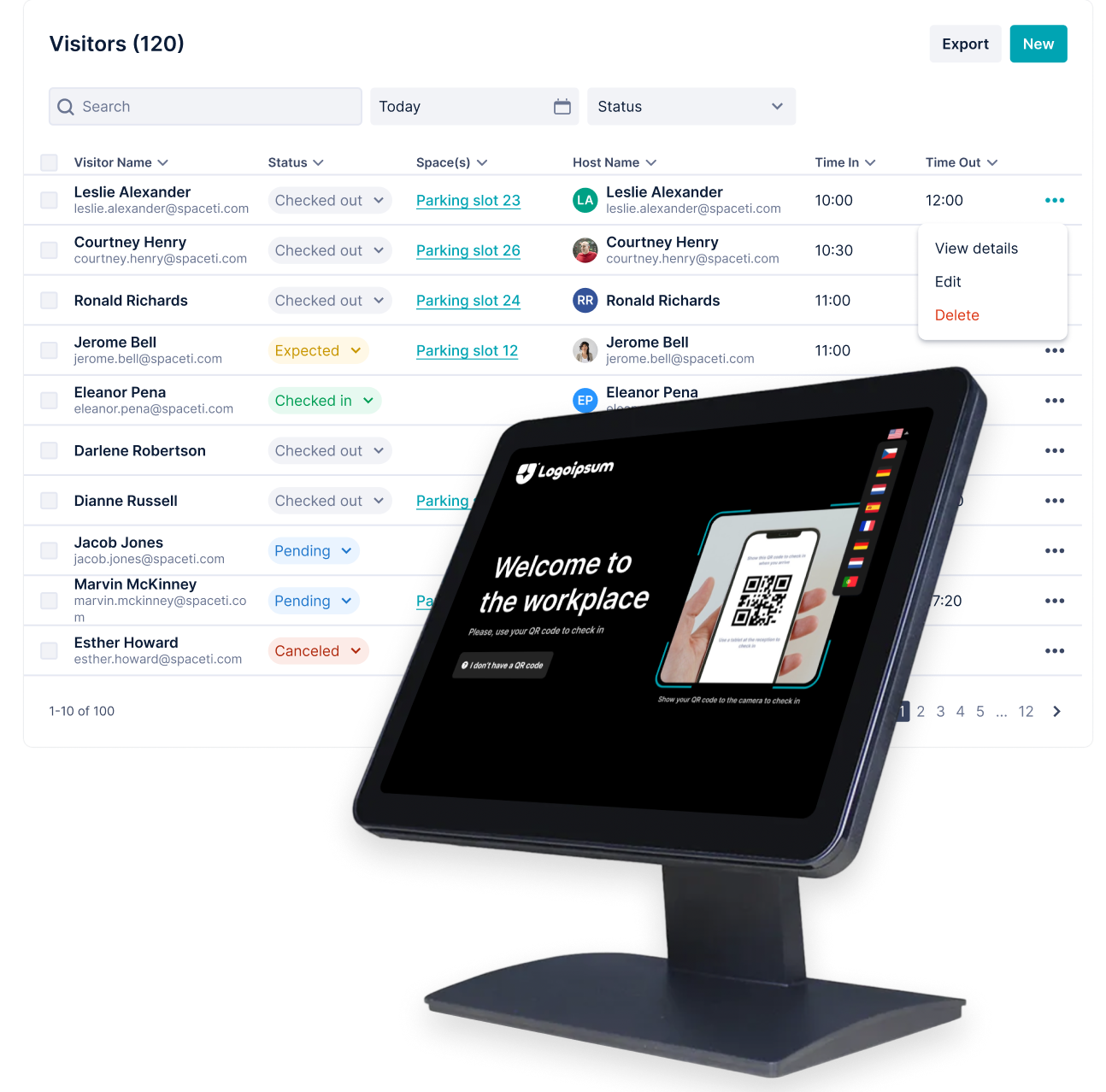 Visitor Management - MaktabiTech